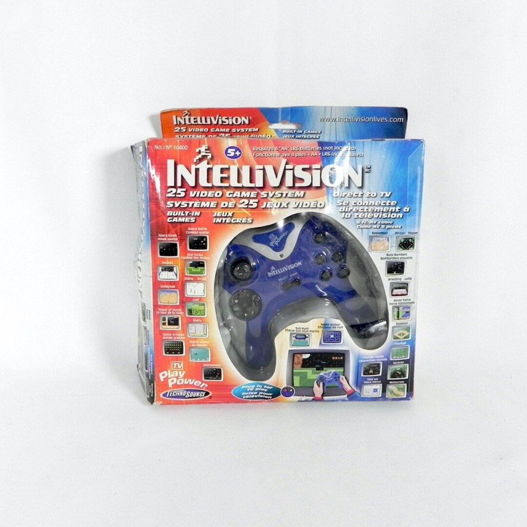 Intellivision 25 Video Game System | Direct to TV | Built-in Games - Etsy