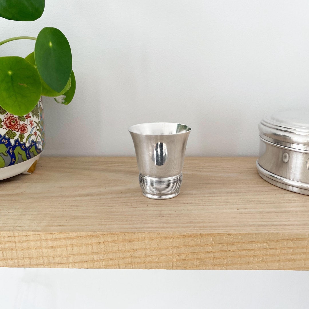 Antique Brosse & Cie Small Silver Cup | Vintage French Sterling Silver ...
