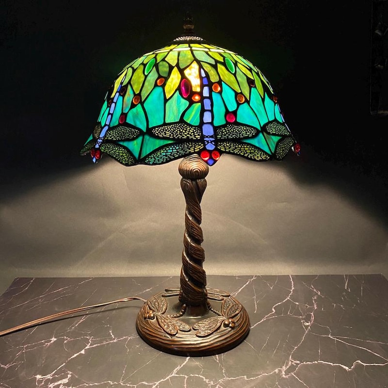 Dragonfly Lamp - Etsy