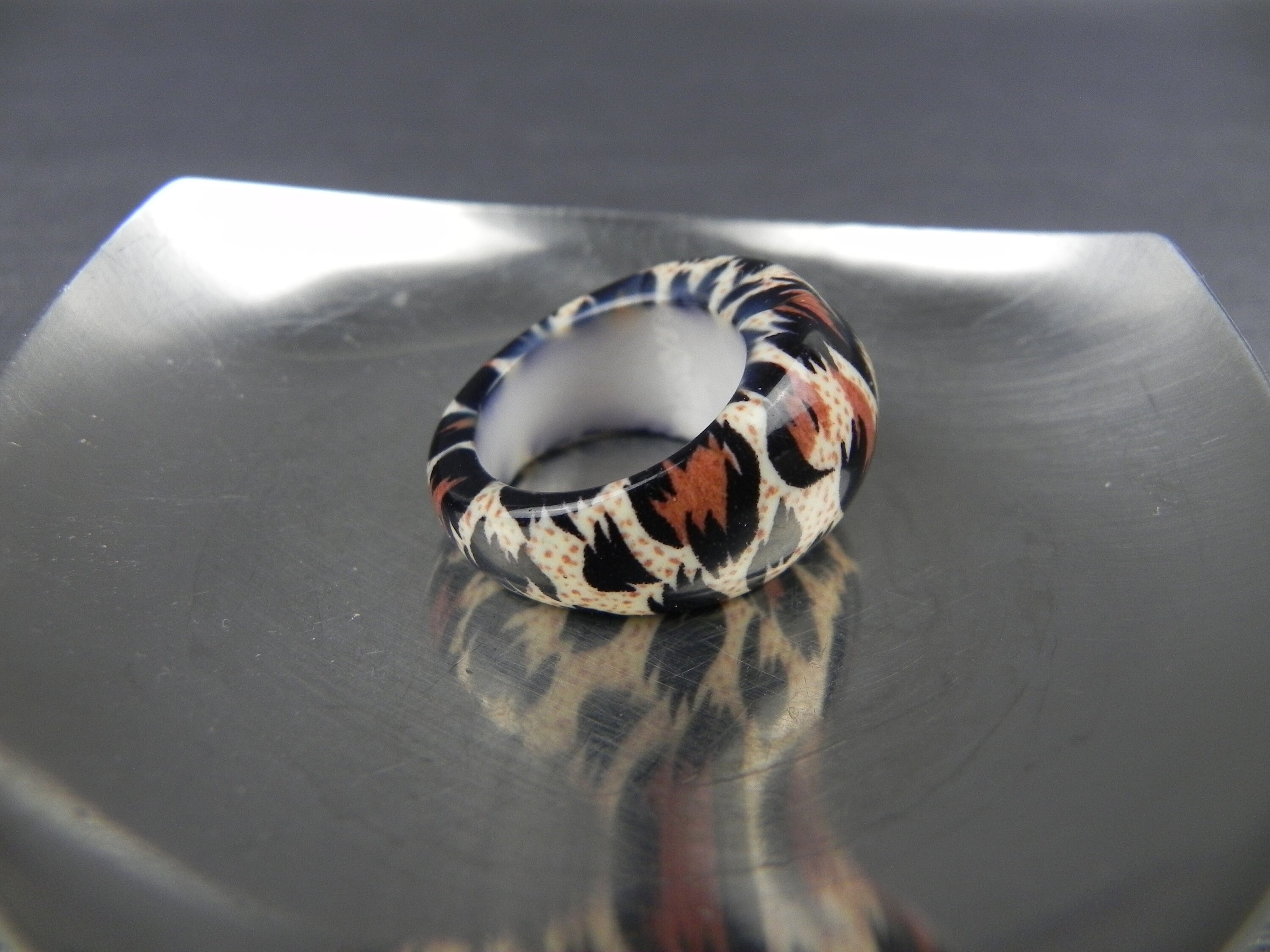 Large Ring Animal Print Funky & Chunky Costume Jewellery | Etsy