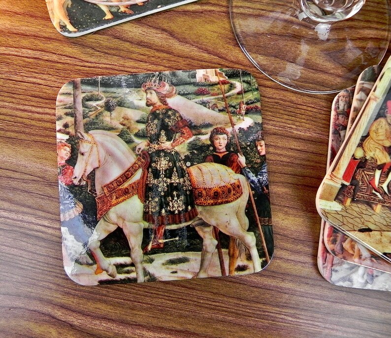 Italian Renaissance Coasters Medici Family Florence Drink - Etsy