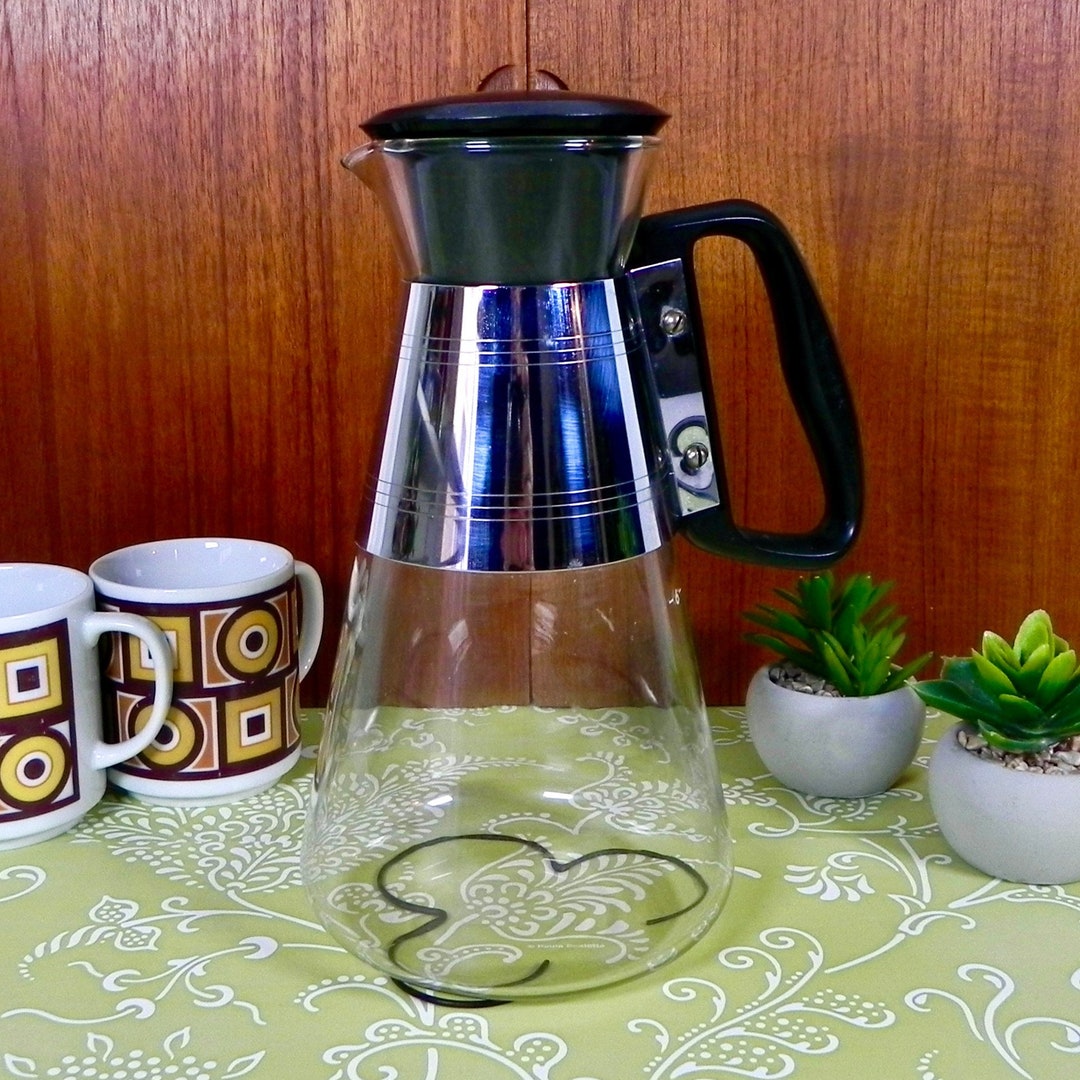 Pyrex Coffee Pot the Silex Company | Glass 6 Cup Hot Beverage Carafe ...