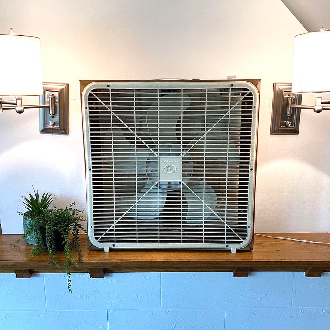 Torcan Box Fan 70s | Vintage Cooling 3-speed Fan | TESTED & WORKING - Etsy
