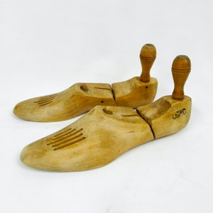 US Marine Corps Wood Shoe Forms | Vintage Shoe Trees | Old Shoe ...