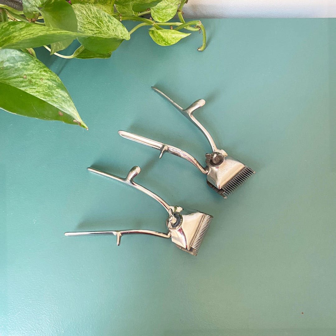 Antique Manual Hair Clippers | Vintage Barber Tool, Oster or Brown ...