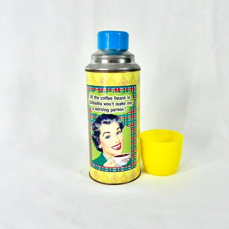 Yellow Thermos - Etsy