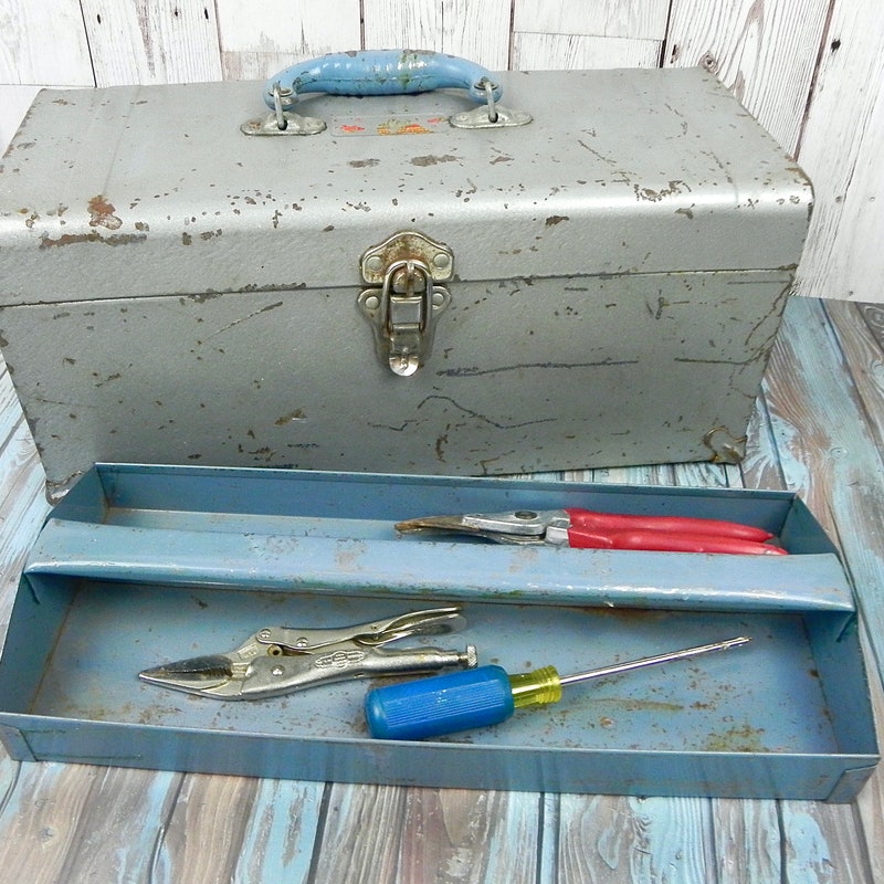 Antique Tool Box - Etsy