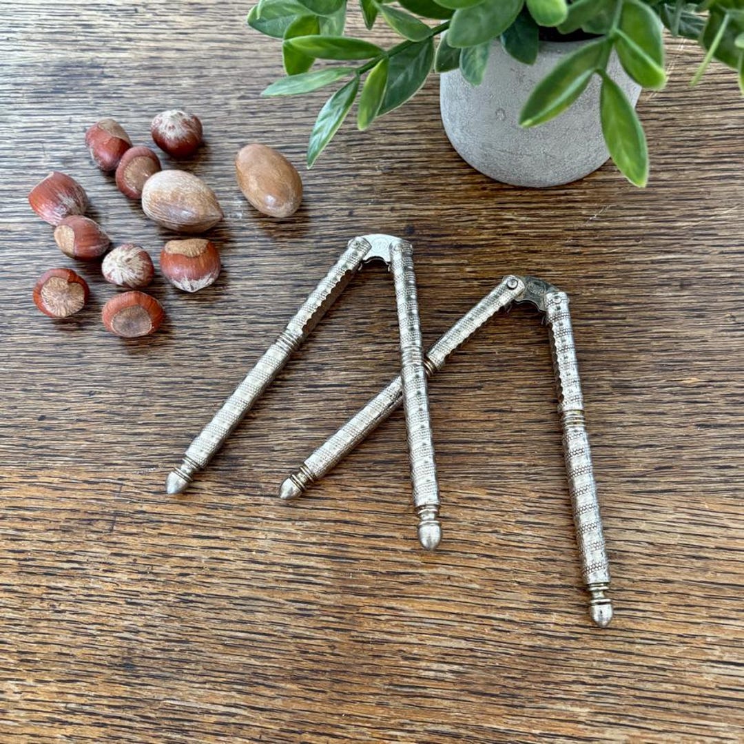 Vintage HMQ Nutcracker | 1940s Quackenbush Cast Aluminum Nut Cracker ...