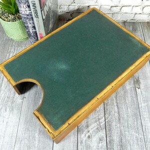 Old Wooden Desk Tray | in and Out Paper Tray | Legal & Letter Size ...