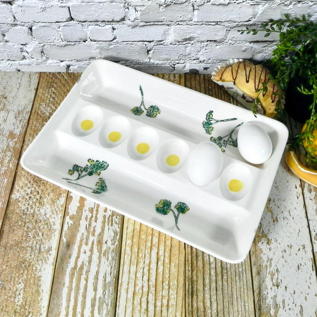 Devilled Egg Platter | Buffet Serving Plate | Brunch Tableware - Etsy