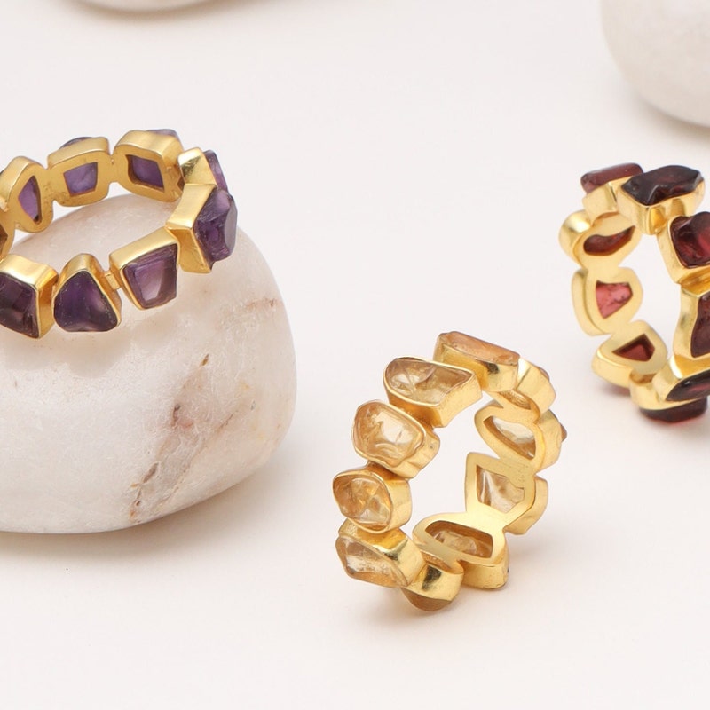 Crystal Rings - Etsy