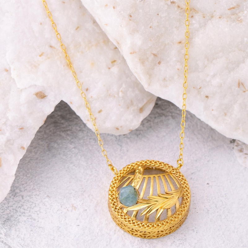 Large Round Pendants Gold - Etsy