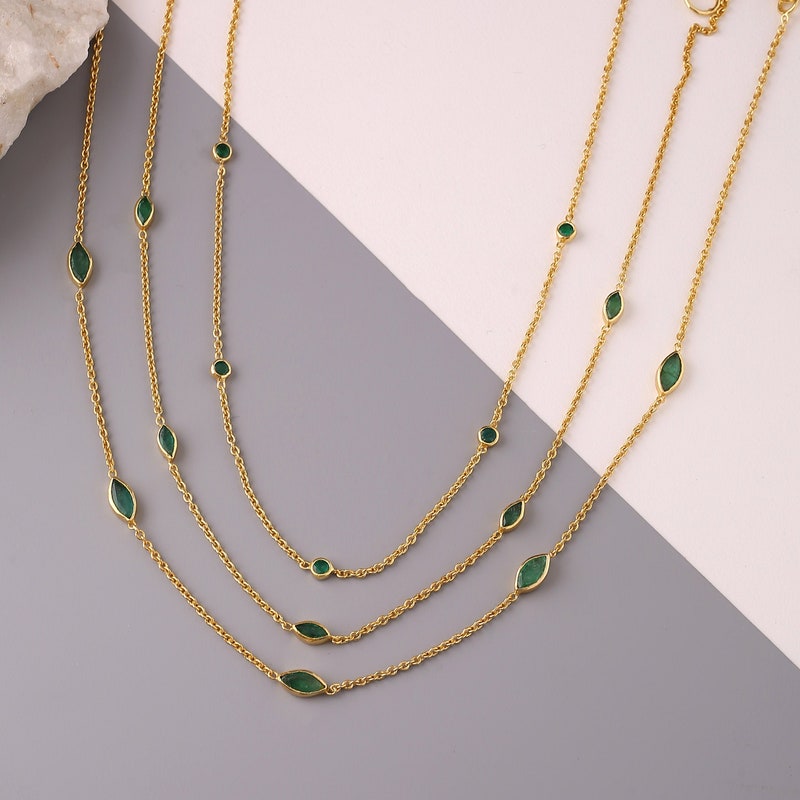 Multi Layer Necklace - Etsy