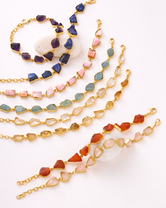 Raw citrine crystal bracelet store