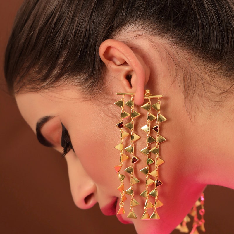 Long Earrings - Etsy