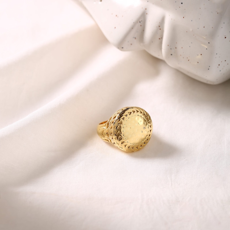 Big Gold Ring - Etsy