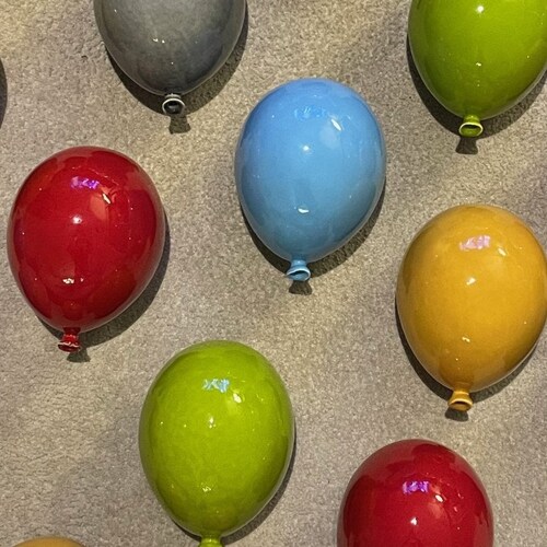 CERAMIC BALLOONS Ceramic Balloon Decorative Balloons Wall - Etsy
