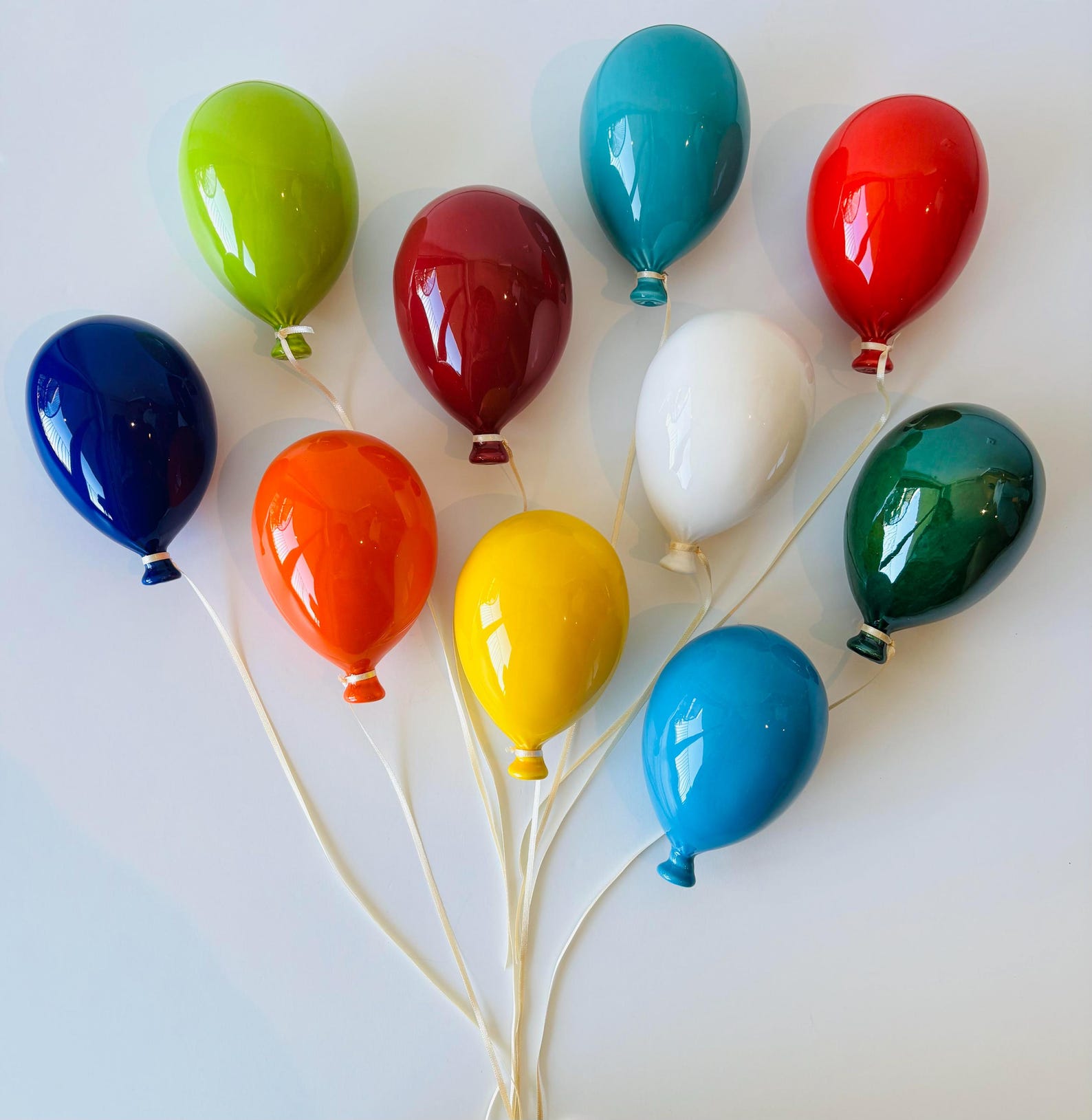 Colorful Ceramic Balloon – Bright Wall Decor – Handmade in Portugal ...