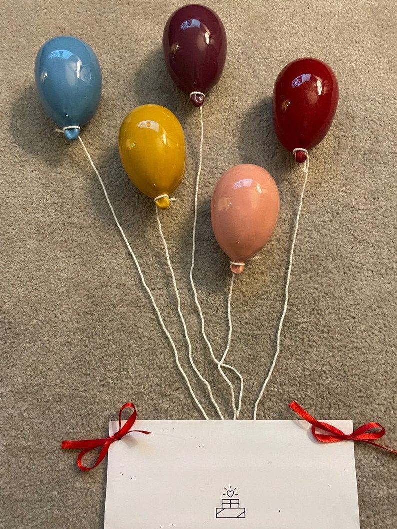 Creative Ceramic Balloon Wall Hanging | Etsy