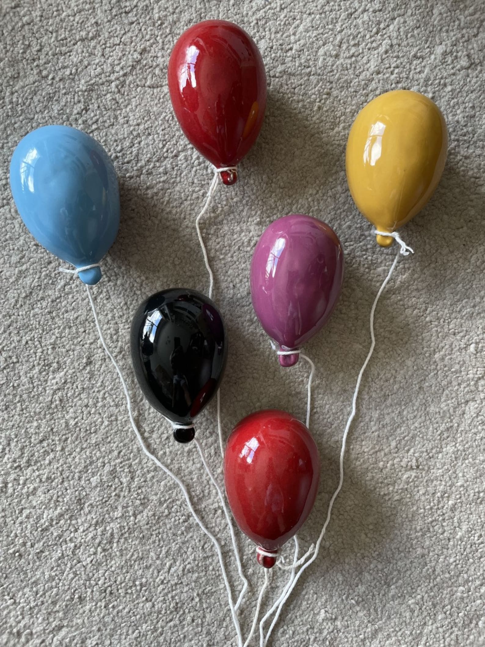 Creative Ceramic Balloon Wall Hanging | Etsy