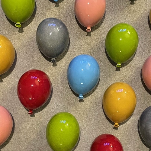 CERAMIC BALLOONS Ceramic Balloon Decorative Balloons Wall - Etsy