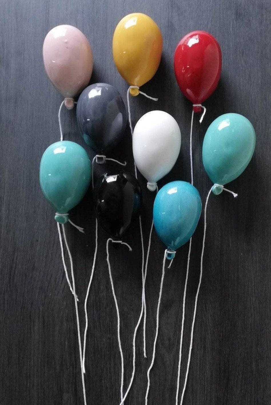 Creative Ceramic Balloon Wall Hanging | Etsy