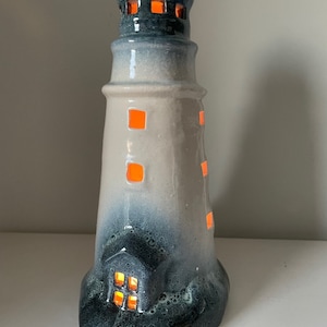 Handmade Ceramic Lighthouse - Etsy