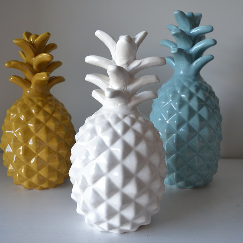 Large Ceramic Pineapple - Etsy