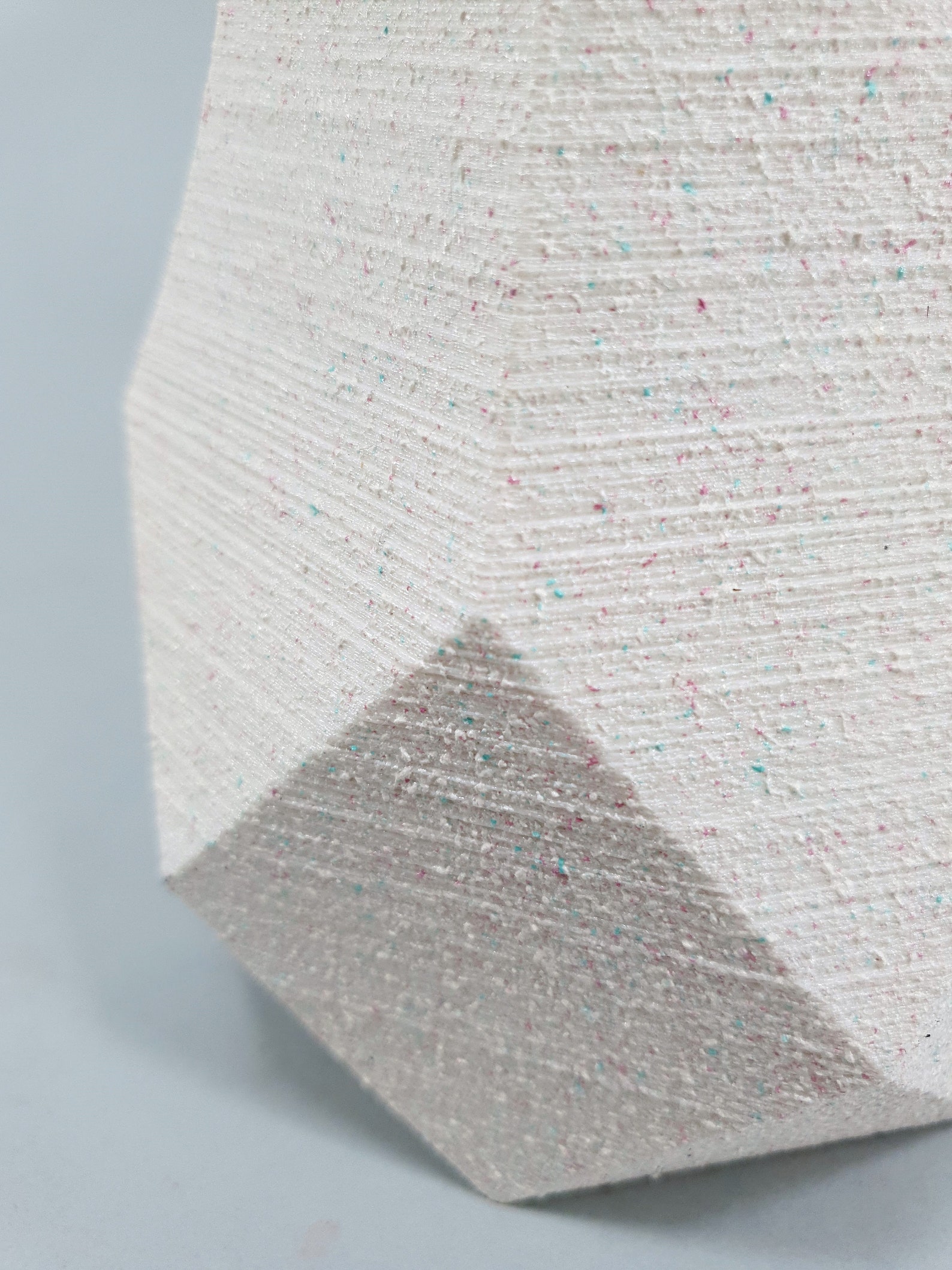 Large 10in 25cm Granite Stone Look Vase Black Grey White Vase - Etsy