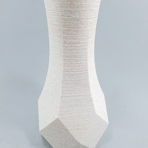 Large 10in 25cm granite stone look vase Black Grey White vase | Etsy