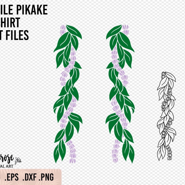 Maile Lei Border Svg - Etsy