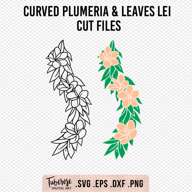Lei Drawing Template - Etsy