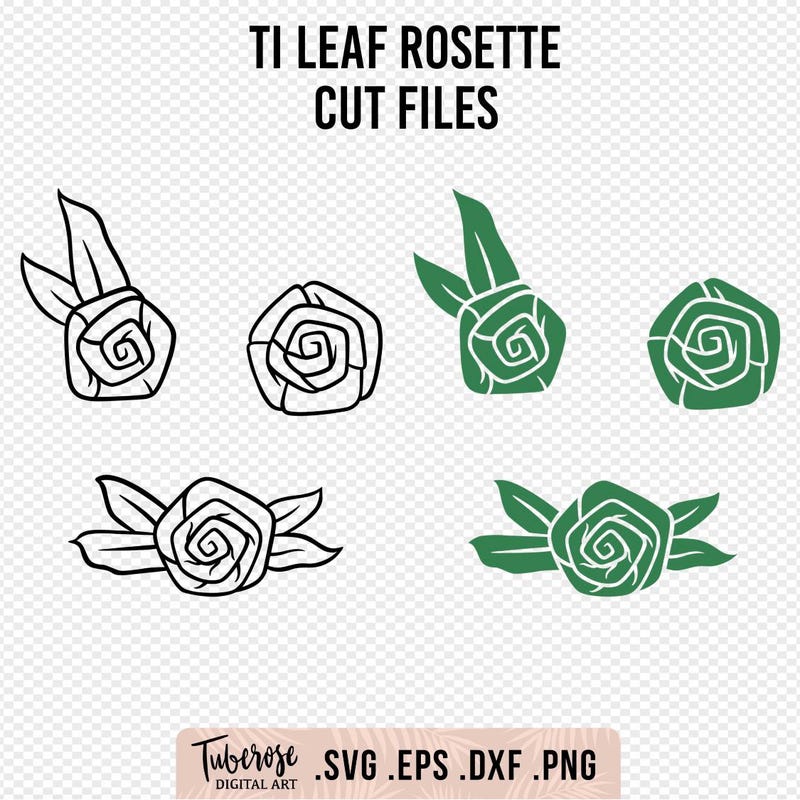 Ti Leaf Rose - Etsy