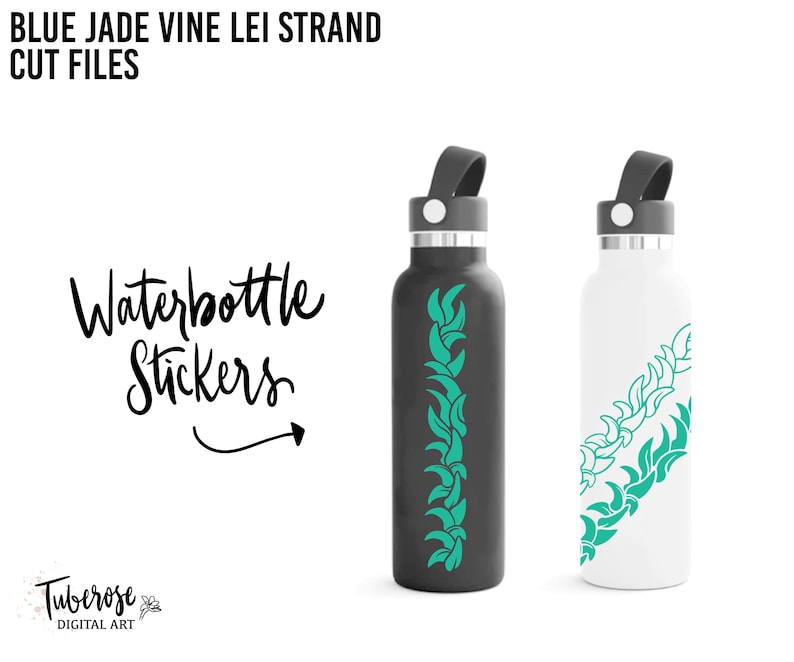 Blue Jade Flower Lei Strand SVG Turquoise Jade Vine Cluster - Etsy