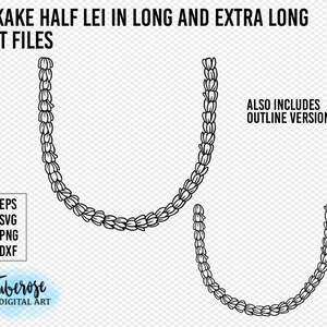 Pikake Half Lei in Long and Extra Ling for T-shirt Iron on and More ...