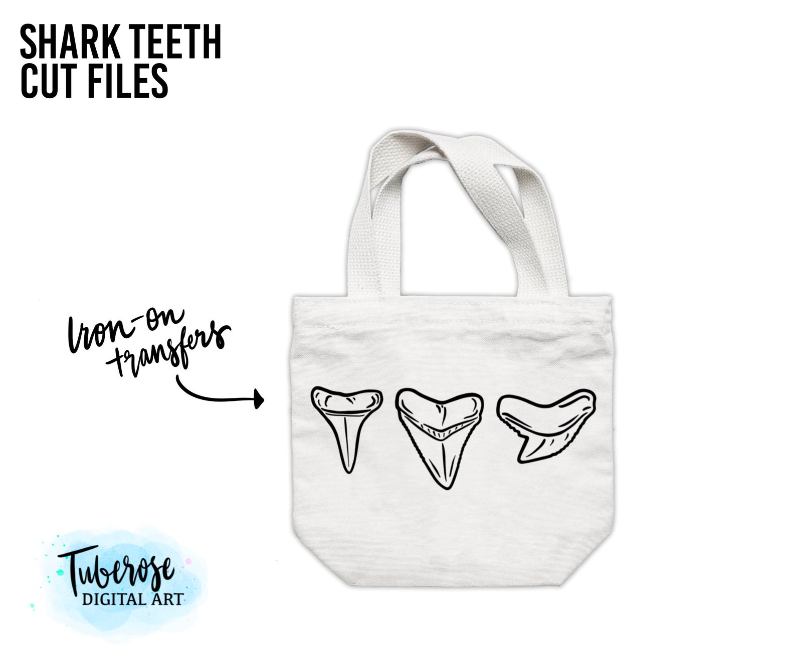 Shark Tooth SVG Great White Shark Teeth Cut Files Bull Shark - Etsy