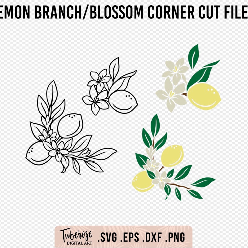 Lemon Svg - Etsy