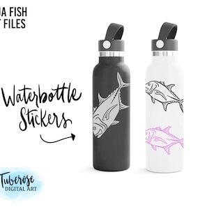 Ulua Fish SVG Cut File, Hawaiian Fish Line Art Sticker Design, Ocean ...