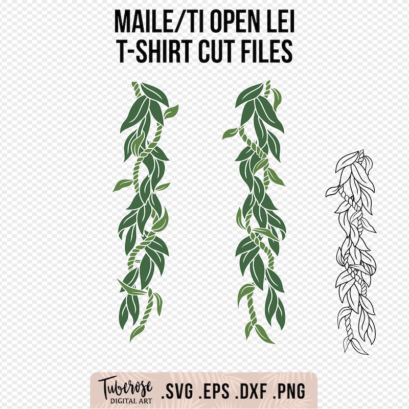 Maile Lei Shirts - Etsy
