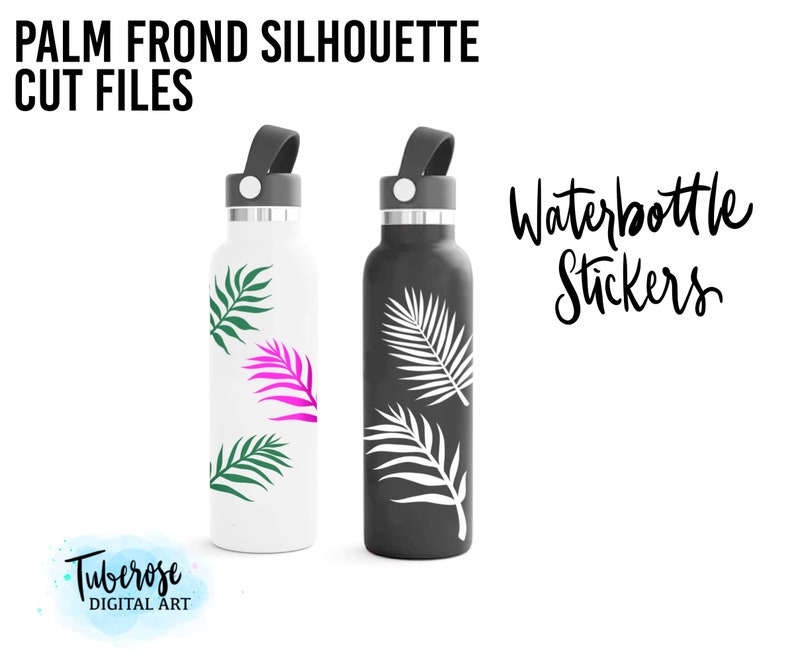 Palm Frond Svg Palm Leaves Silhouette Cut Files Tropical - Etsy