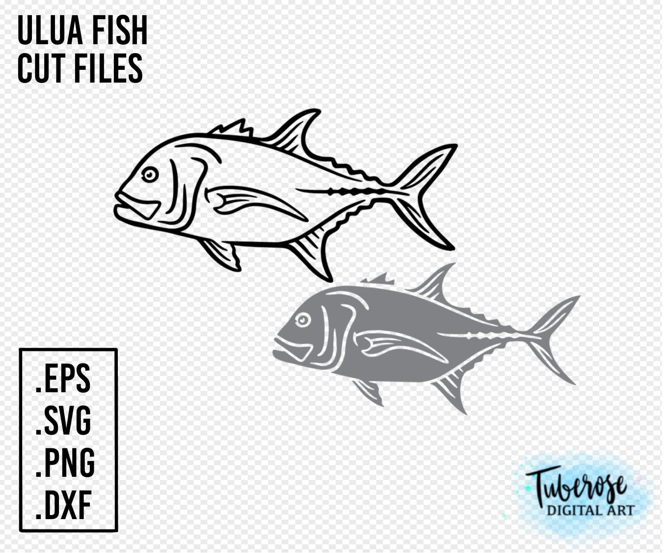 Ulua Fish Sticker