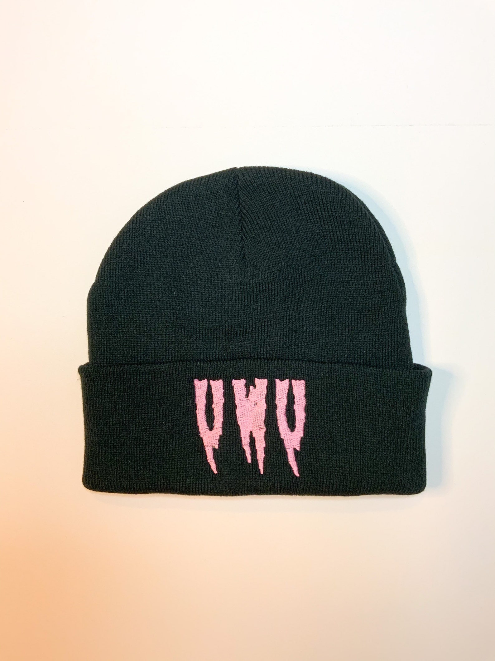 UWU Hat 2 Colors Pastel Beanie | Etsy