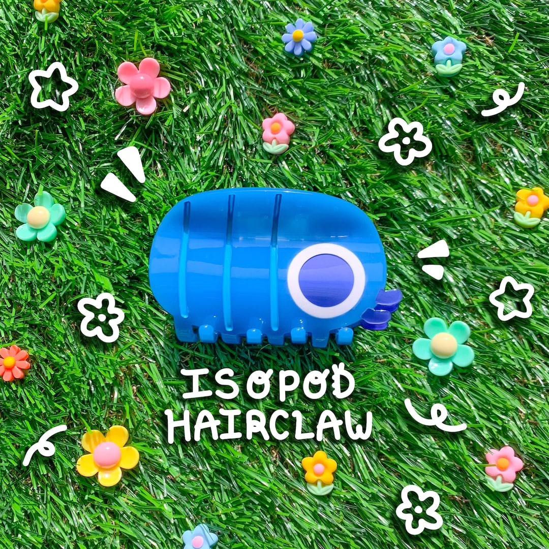 Isopod Hair Claw Hair Clip Bug Claw Clip Beetle Spring Accessory Nature ...