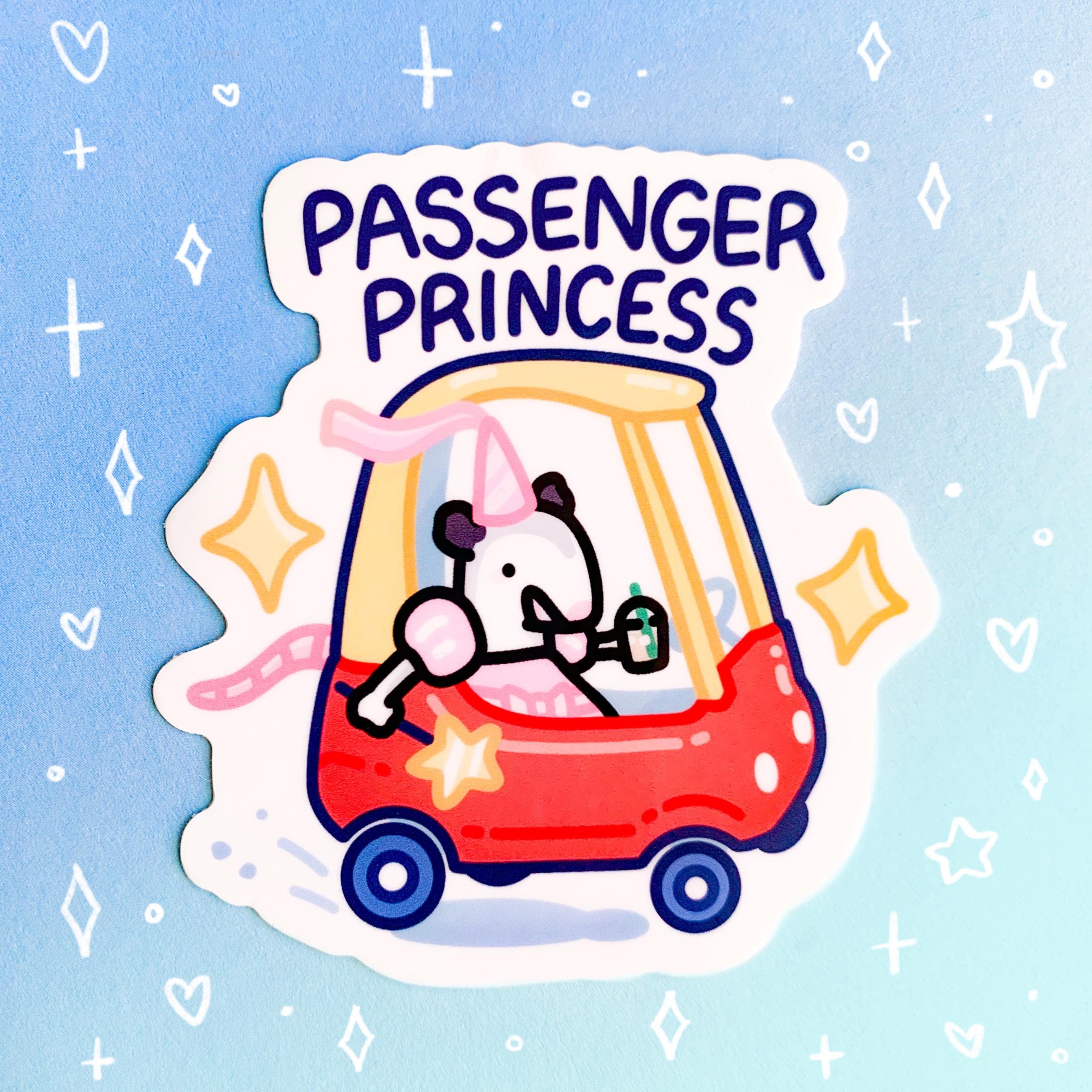 Passenger Princess Holographic Waterproof Sticker Cute Opossum ...