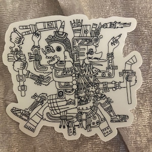 Aztec God Sticker - Etsy