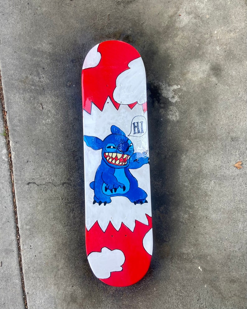 Lilo and Stitch Skateboard - Etsy