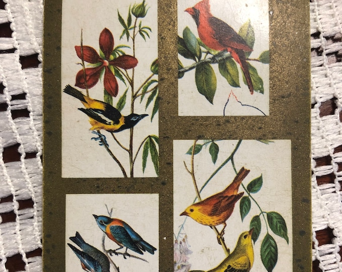 Lovely, Unique Vintage Birds Card ephemera for Junk Journals or Other ...