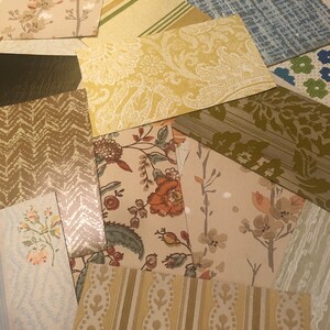 Vintage Wallpaper 15 - 40 Piece Assortment/sampler | Junk Journals ...