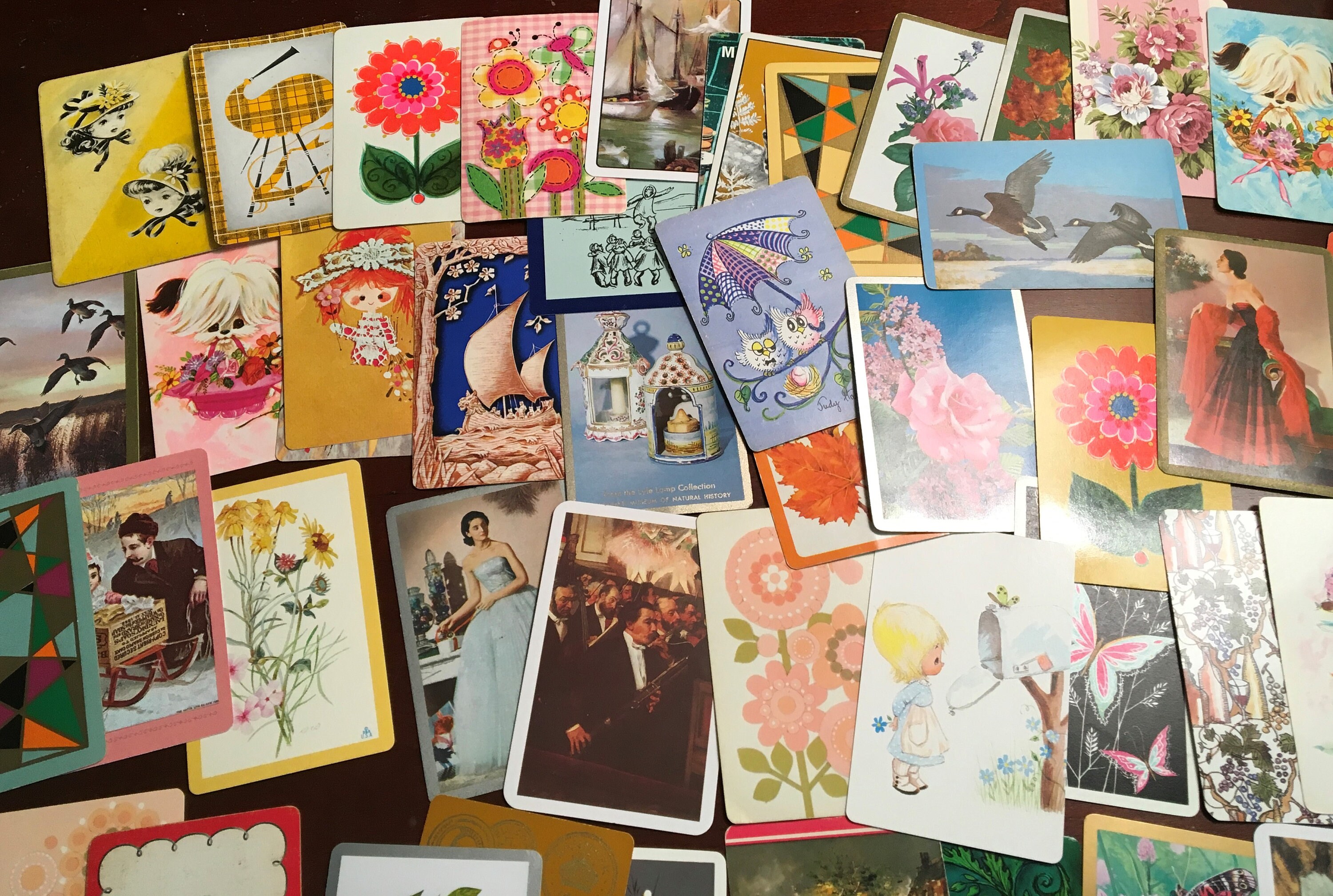 25 Vintage Cards or Card Ephemera for Junk Journals, Card Collectors ...