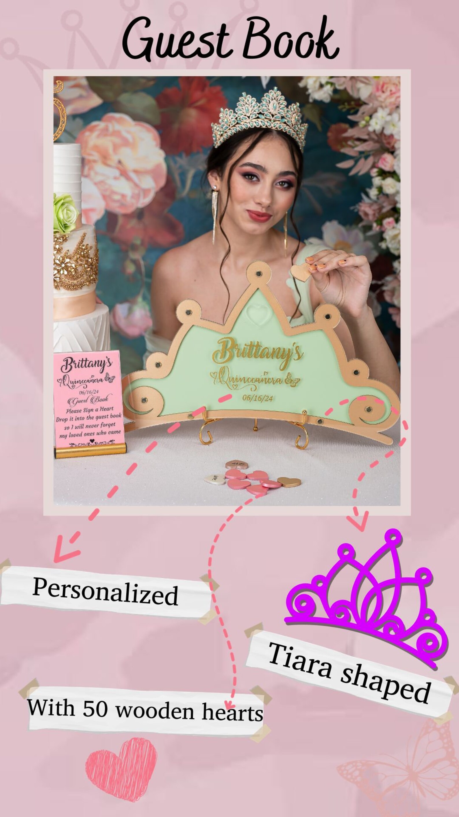 Sage Green Gold Quinceanera Ramo, Sage Green Quinceanera Bouquet, Sage ...